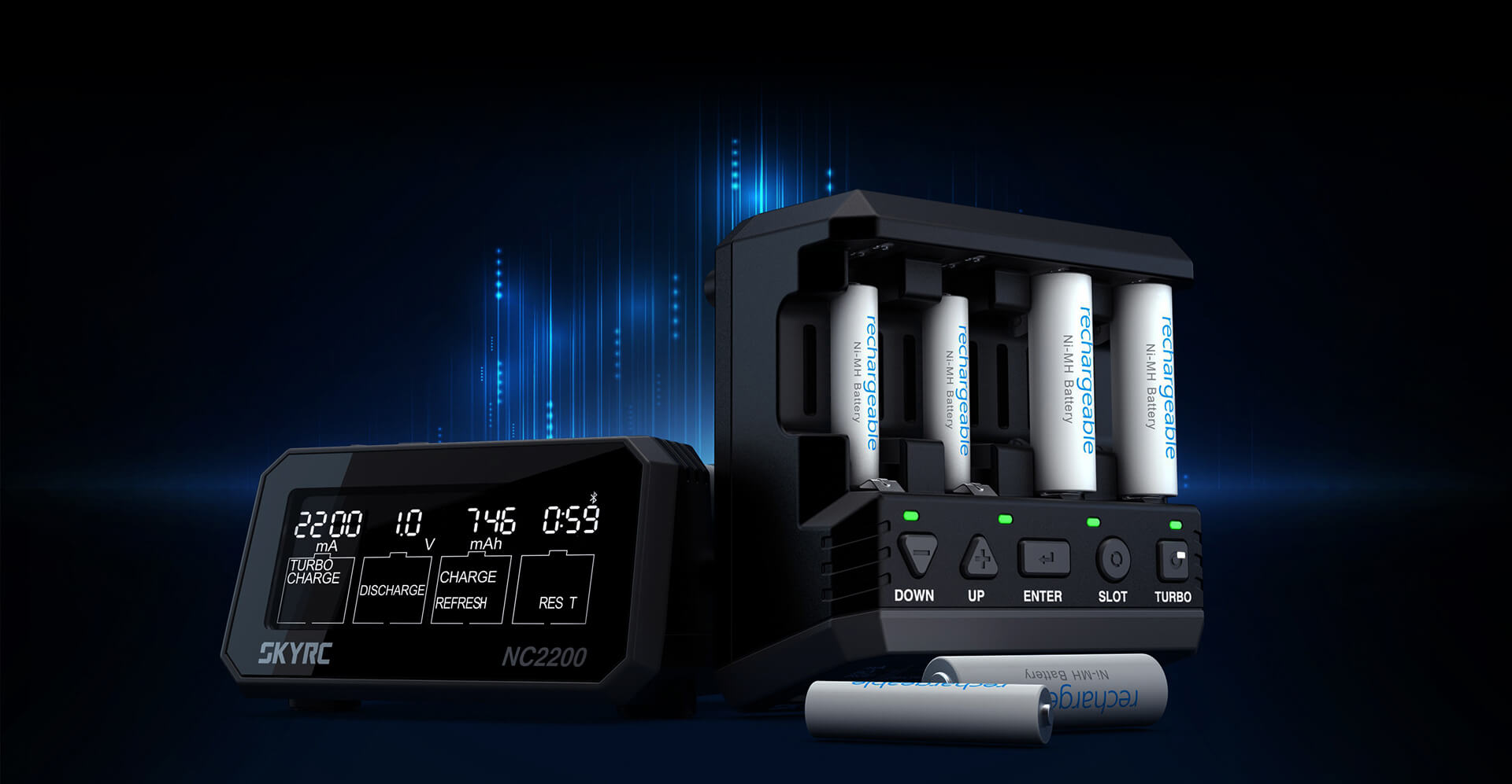 SkyRC NC2200 : (reiner) NiMH-Lader für ca. 70 Euro | Taschenlampen Forum